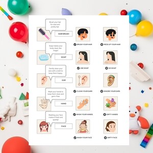 Kids Personal Hygiene Workbook, Printable PDF Activities Fun ...