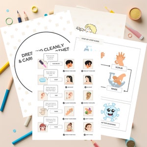 Kids Personal Hygiene Workbook, Printable PDF Activities Fun ...