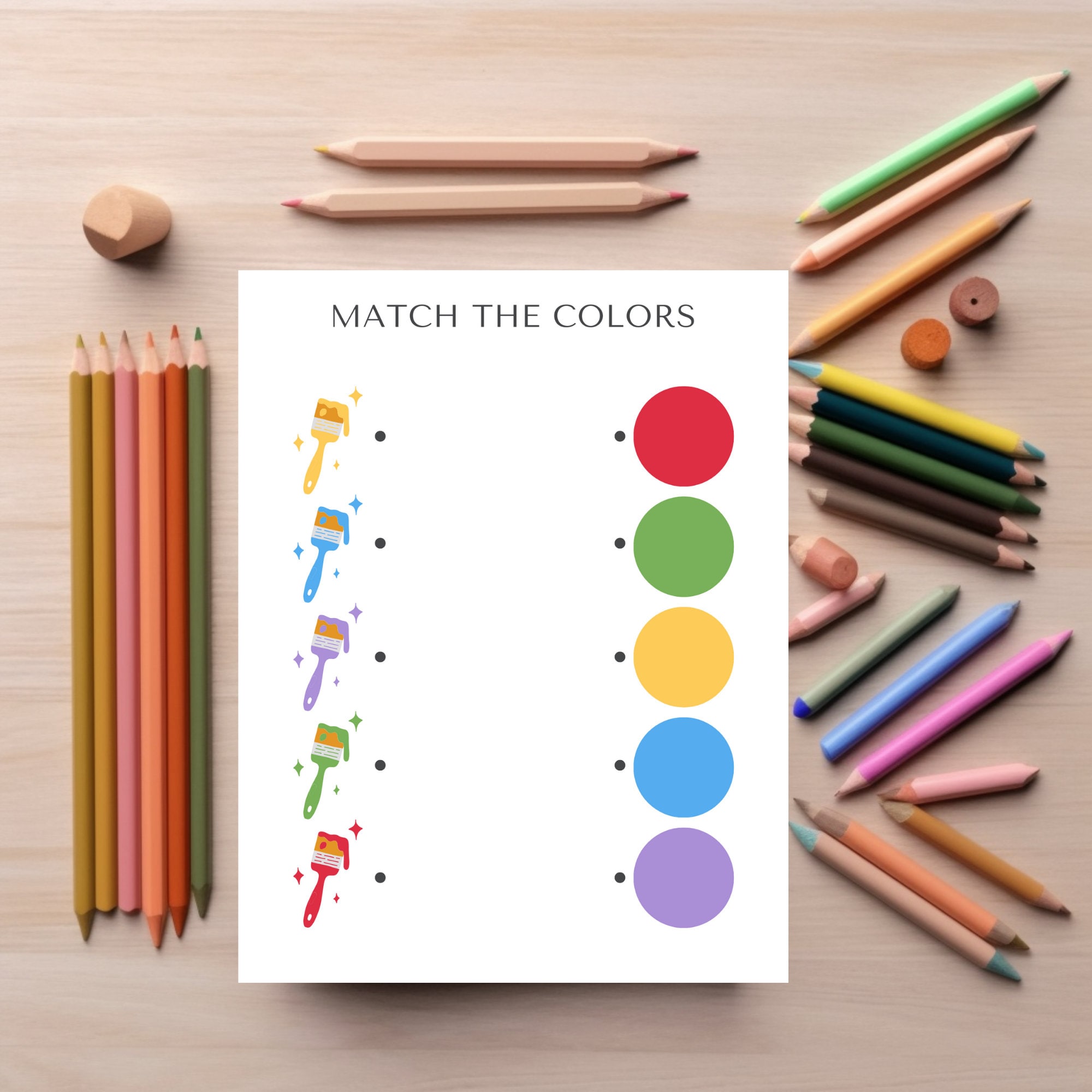 Childrens Activity Sheets Printable Instant Canva Download Pink Kids ...