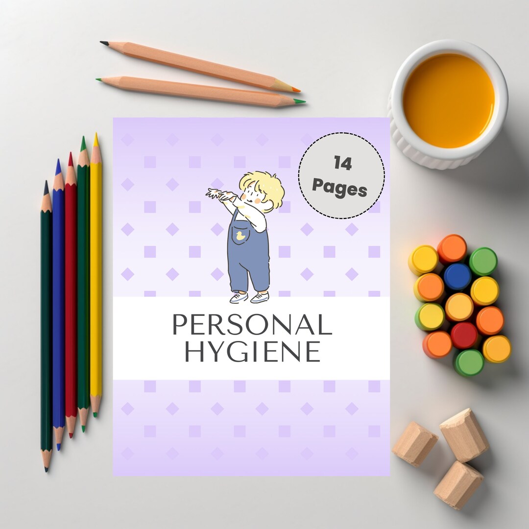 Kids Personal Hygiene Workbook, Printable PDF Activities Fun ...