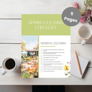 Spring Deep Cleaning Checklist Spring Cleaning Checklist Printable ...