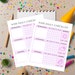 Editable Daily Checklist for Kids Printable Children Pink ...