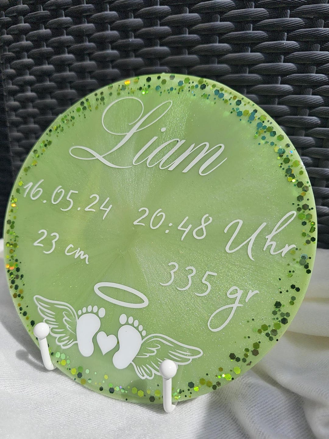 Baby Plate Gift for Birth Personalized Gift for Parents Birth Plate ...