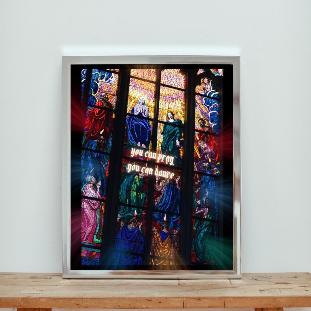 Stained Glass Poster - Etsy