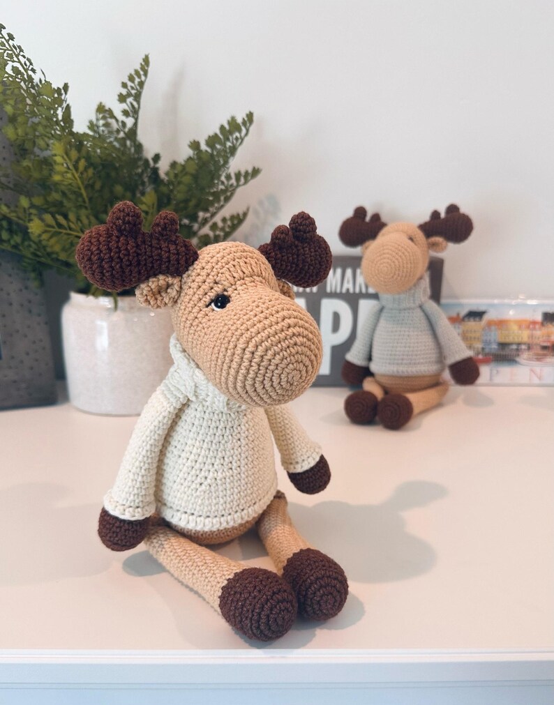 Moose Crochet Pattern (ENG) - Etsy