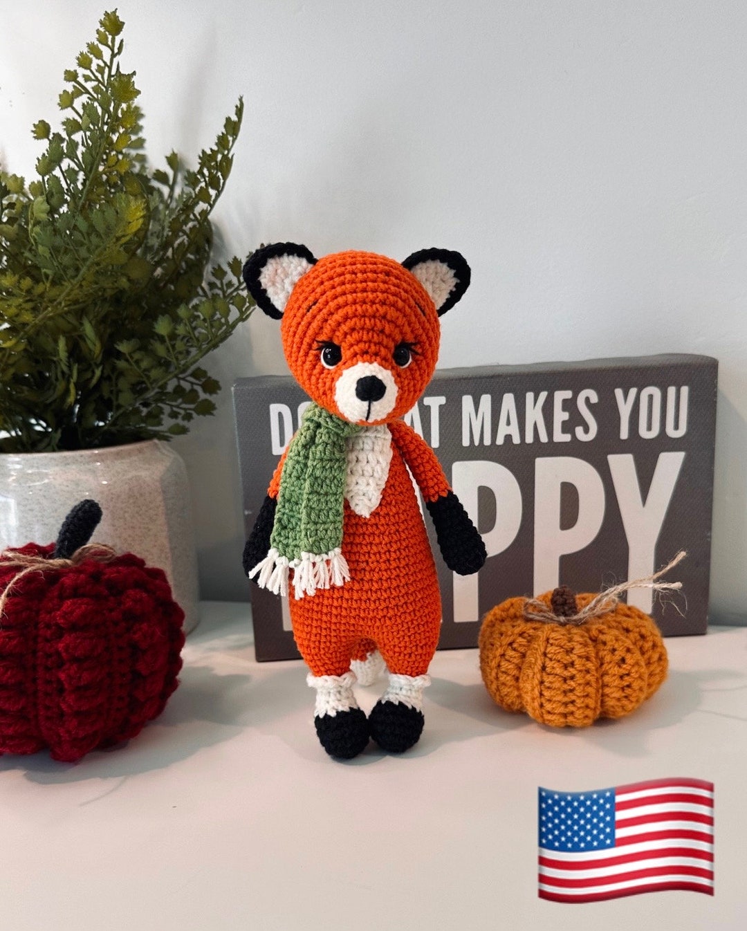 Crochet Fox Pattern (ENG) - Etsy
