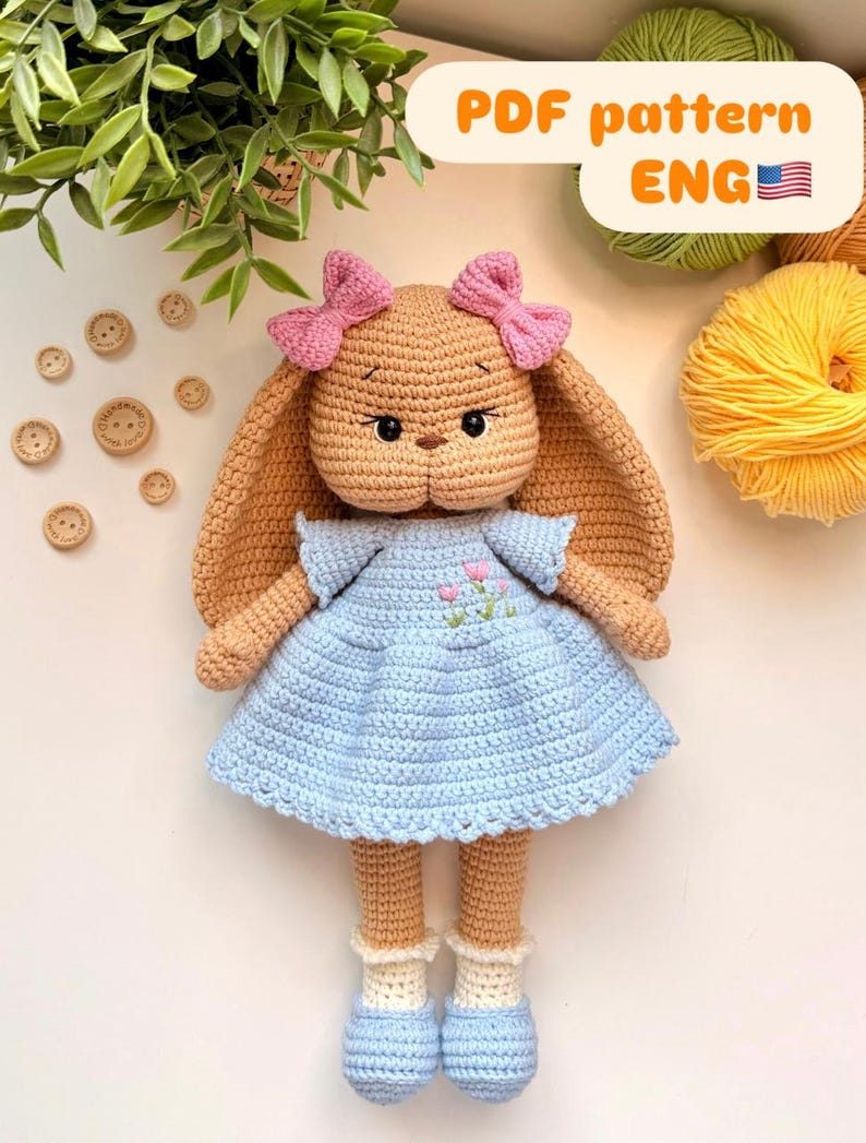 Crochet Bunny Pattern (ENG) - Etsy