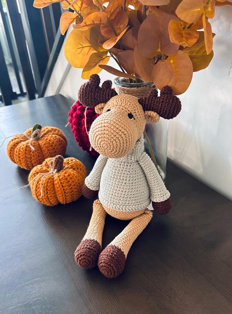 Moose Crochet Pattern (ENG) - Etsy