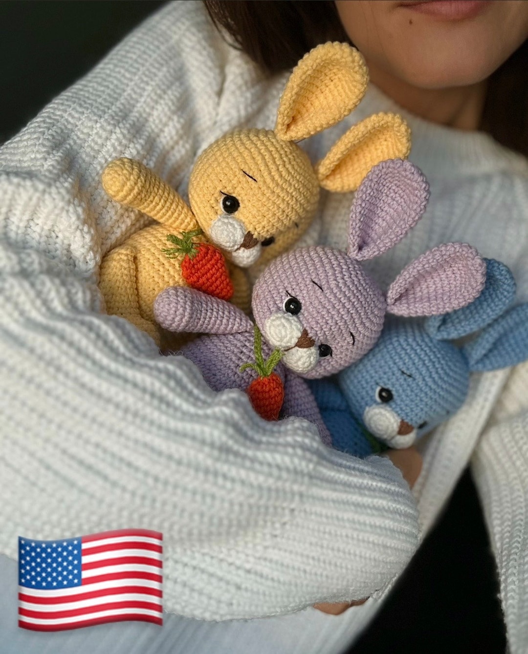 Crochet Bunny Pattern ( ENG ) - Etsy