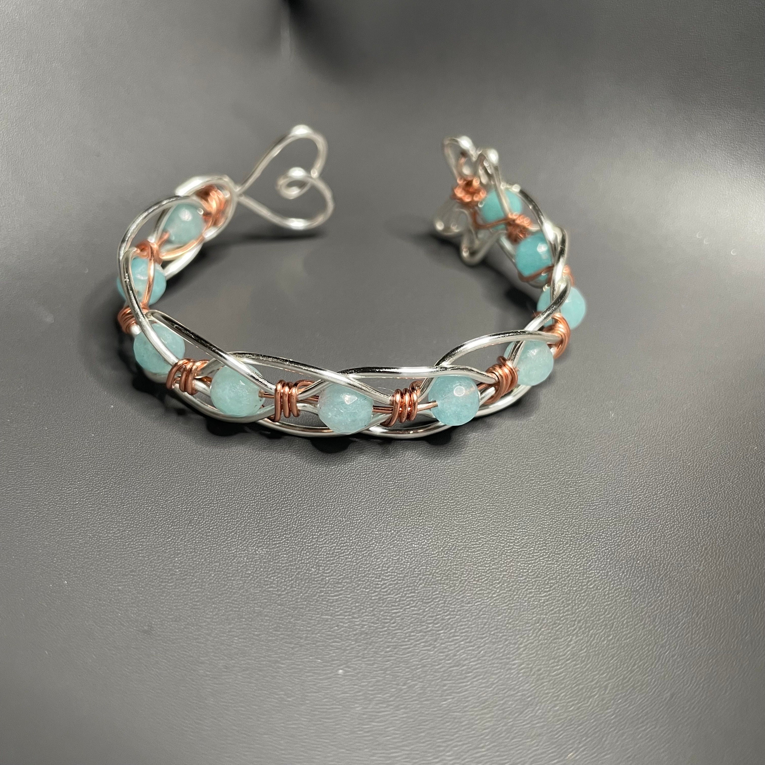 Celtic Crystal Cuff Beacelet - Etsy