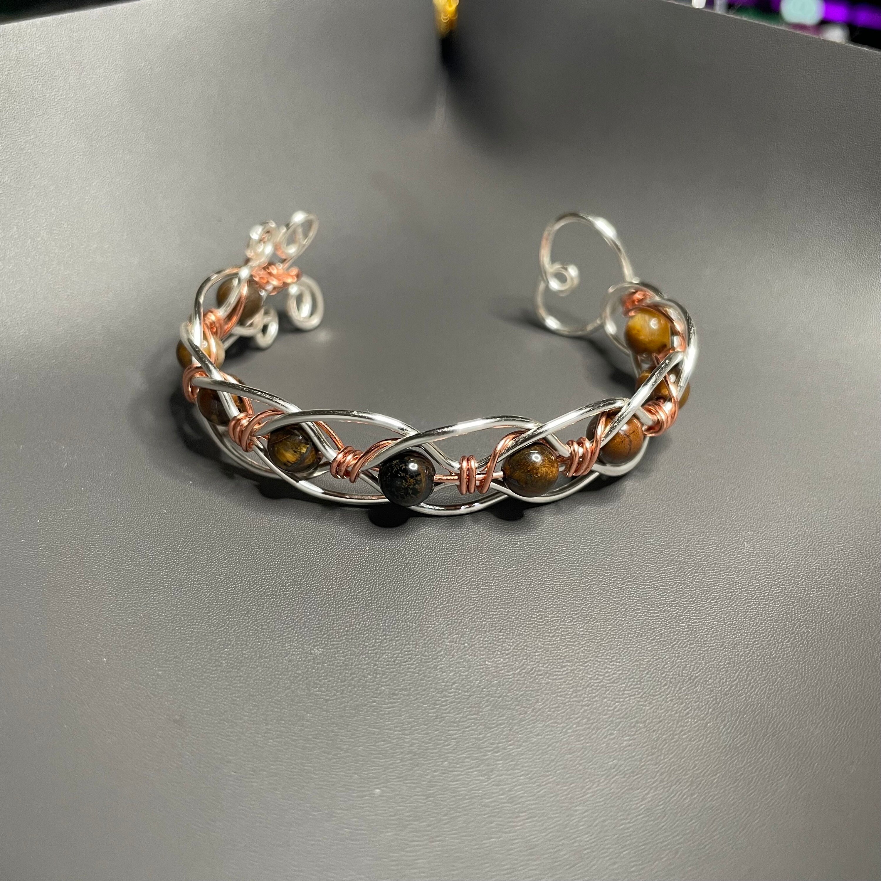 Celtic Crystal Cuff Beacelet - Etsy