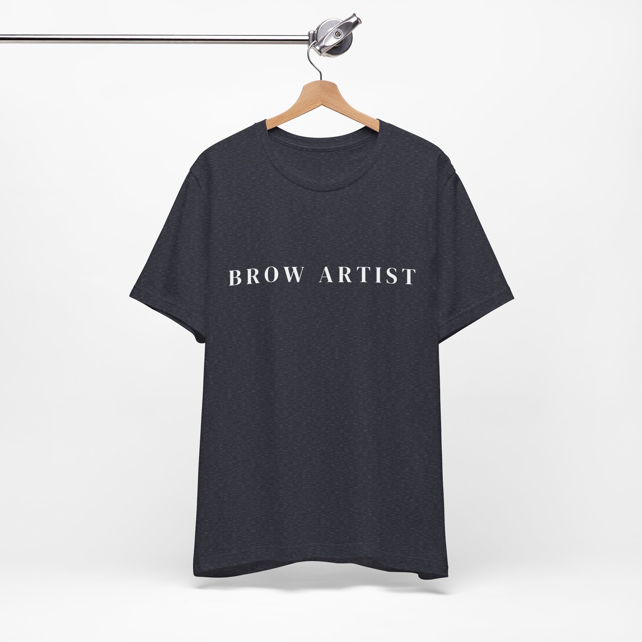 Brow Artist Essential Basic T-shirt | Unisex Jersey Short Sleeve Shirt ...