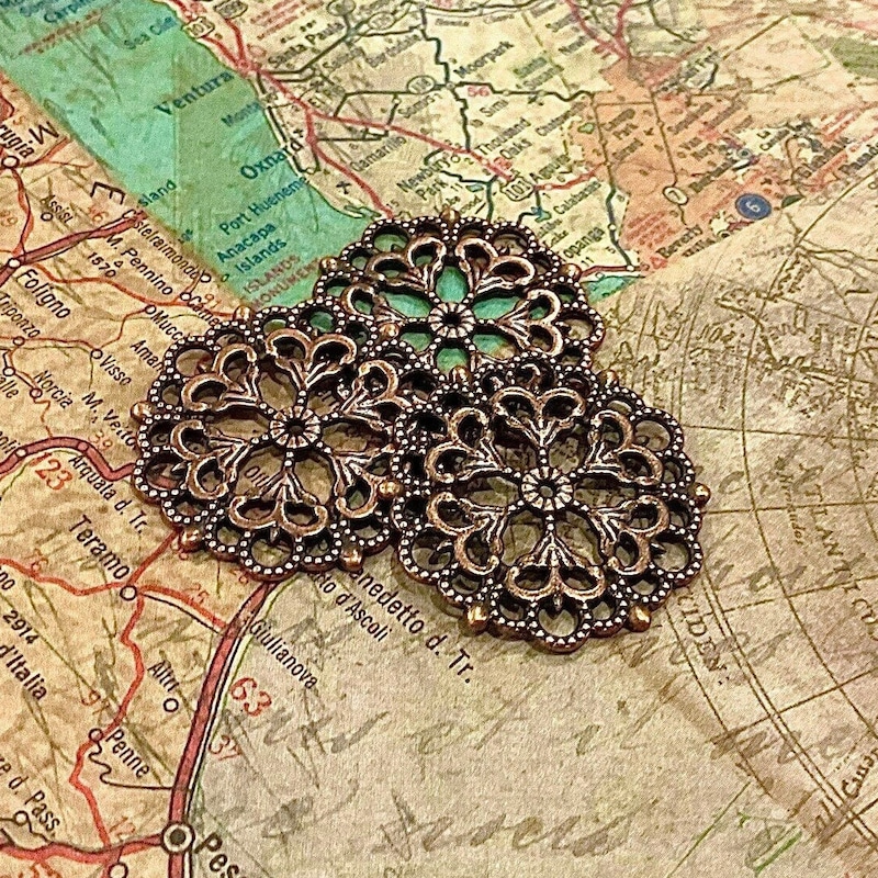 Copper Filigree - Etsy