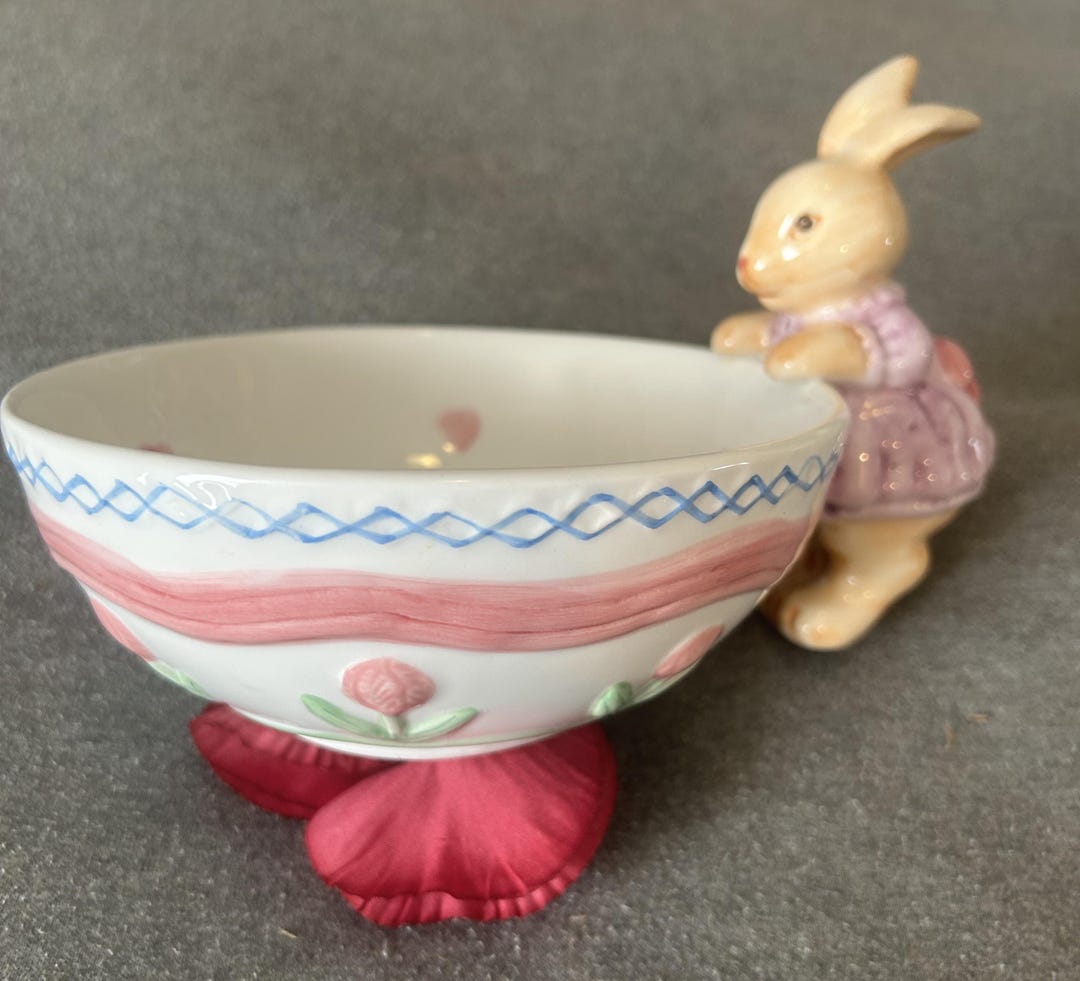 Easter Bunny Bowl - Ceramic - Etsy
