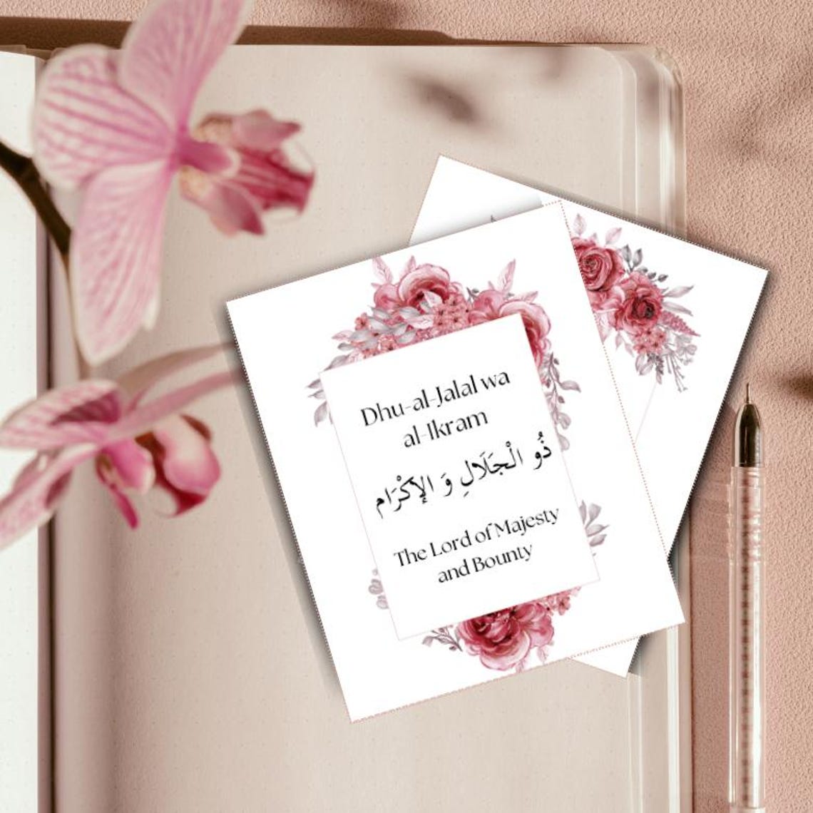 The 99 Names of Allah Flashcards for Memorization Names of Allah ...
