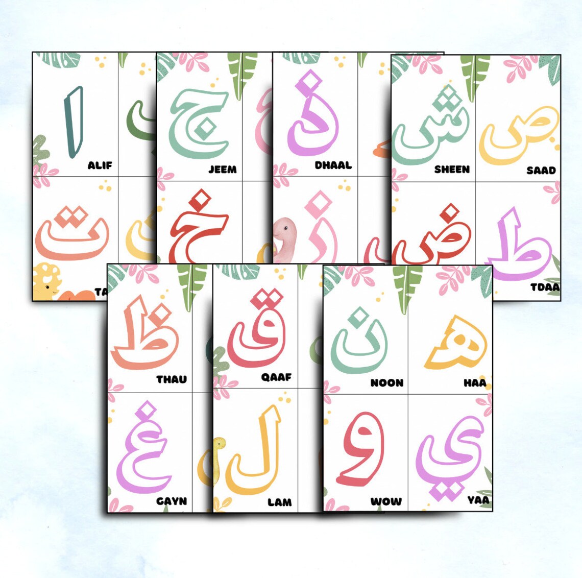 Arabic Alphabet Colouring Book for Kids Islamic Worksheet Arabic ...
