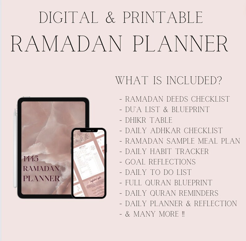 Ramadan Planner - Etsy