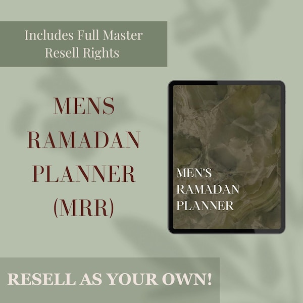 Islamic Man Planner - Etsy UK