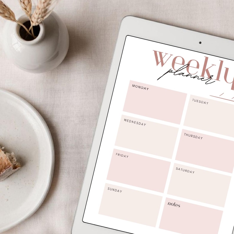 Weekly Planner to Do List Printable Weekly Schedule Journal Weekly ...