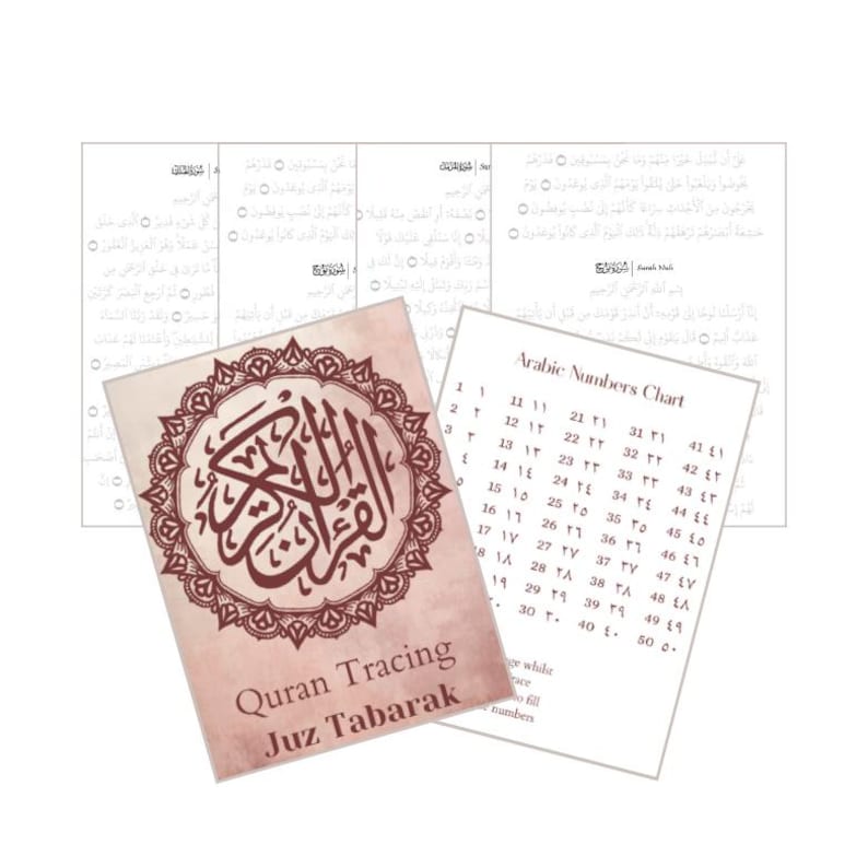 Quran Tracing Worksheet Quran Tracing Juz Tabarak Writing Quran Juz 29 ...
