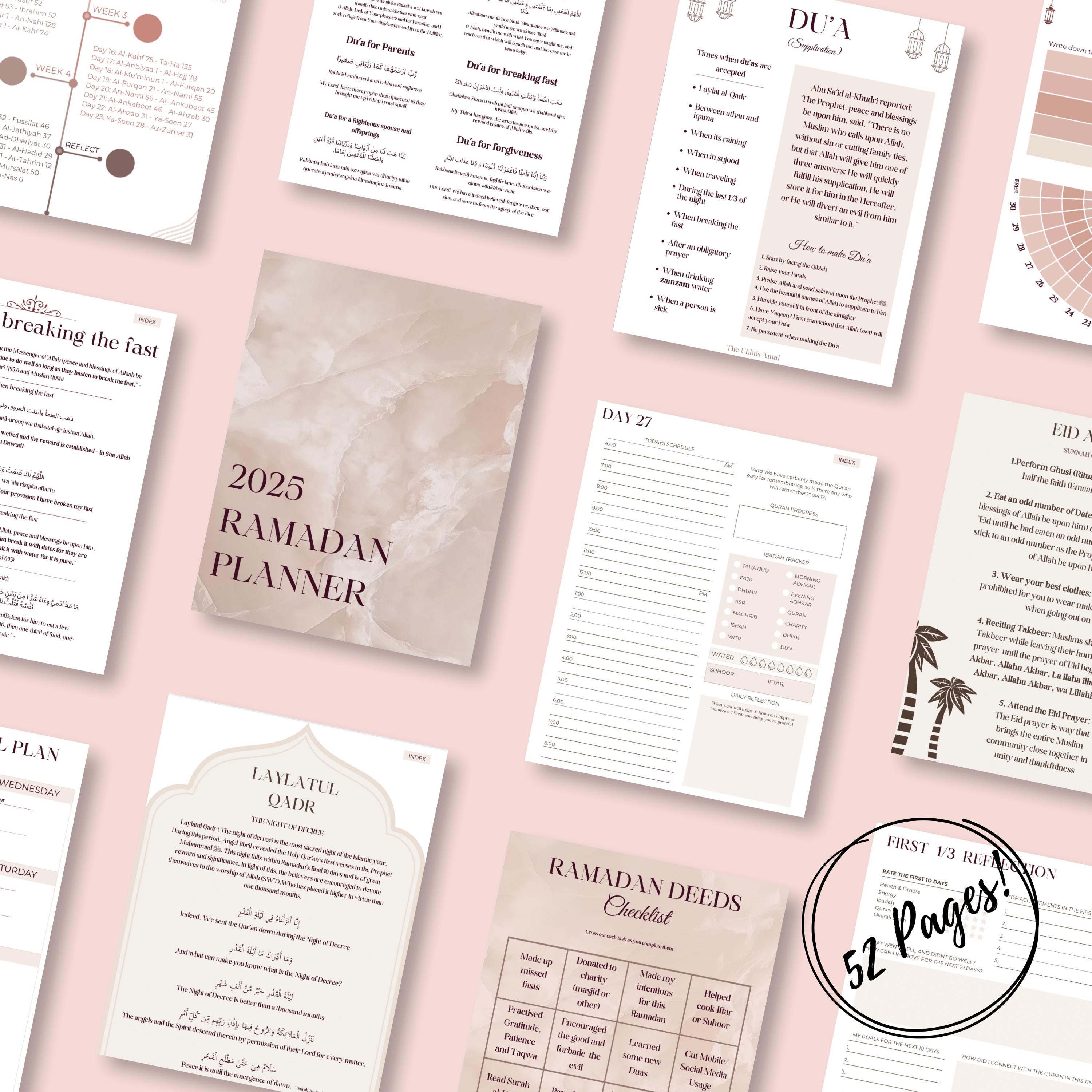 Ramadan Planner | Islamic Journaling | Daily Ramadan Planner | Muslimah ...
