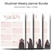 Muslimah Weekly Planner List,muslimah Planner Bundle,agenda for Muslim ...
