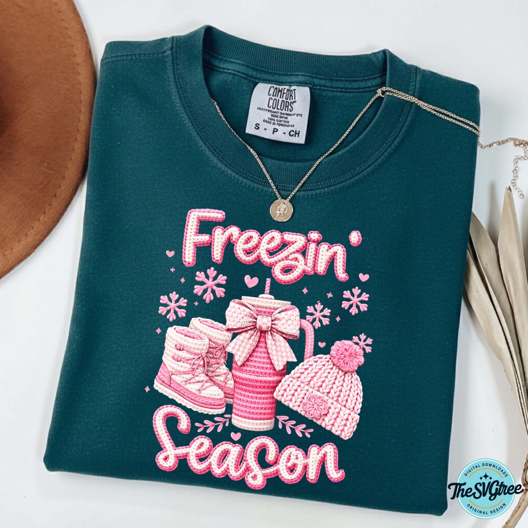 Winter SVG Clipart, Cozy Cold Weather, Beanie Boots Tumbler Design ...