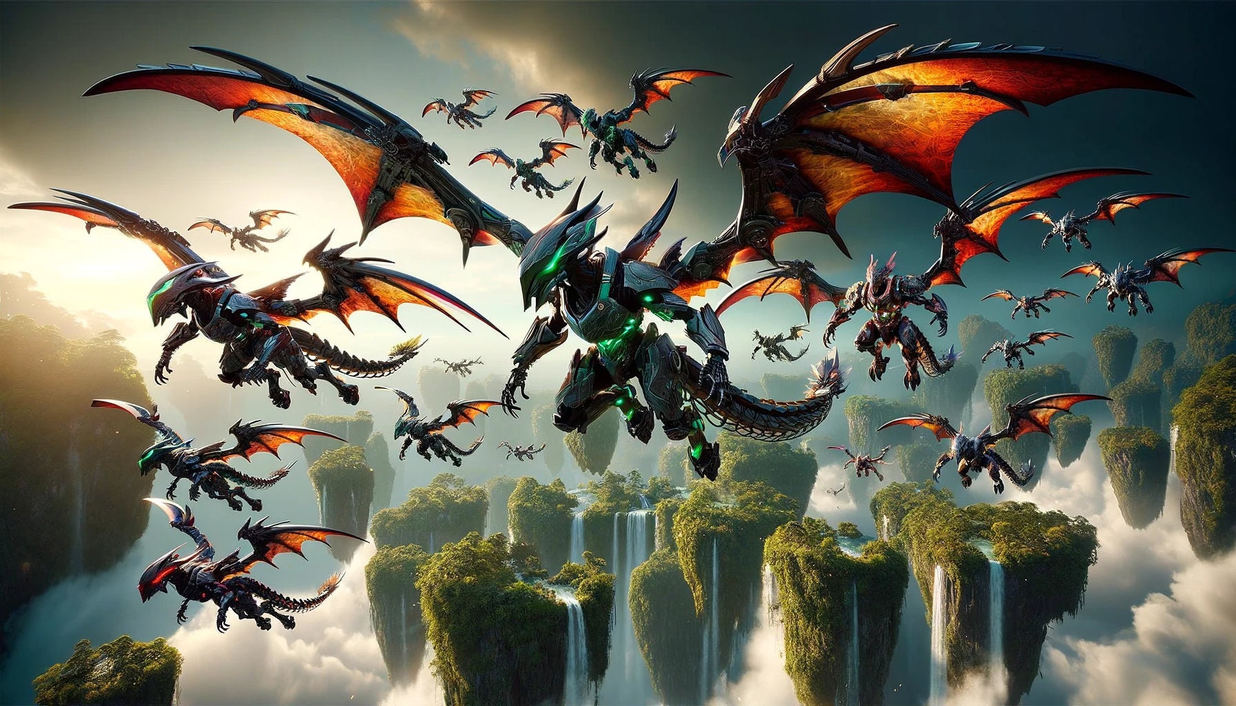 Sci-fi Dragon People - Etsy