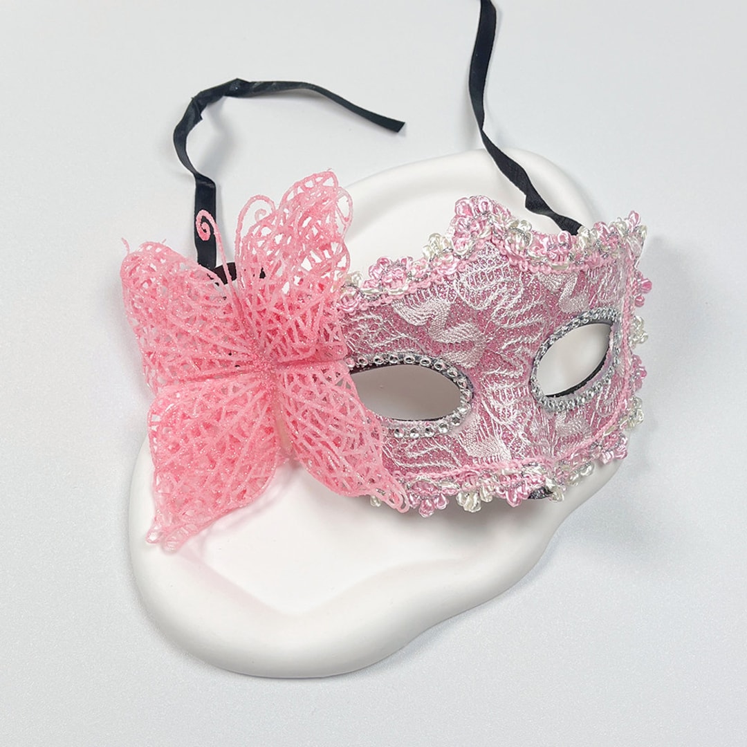 Butterfly Lace Mask Venetian Dragon Half Face Costume Mask Adult Eye ...