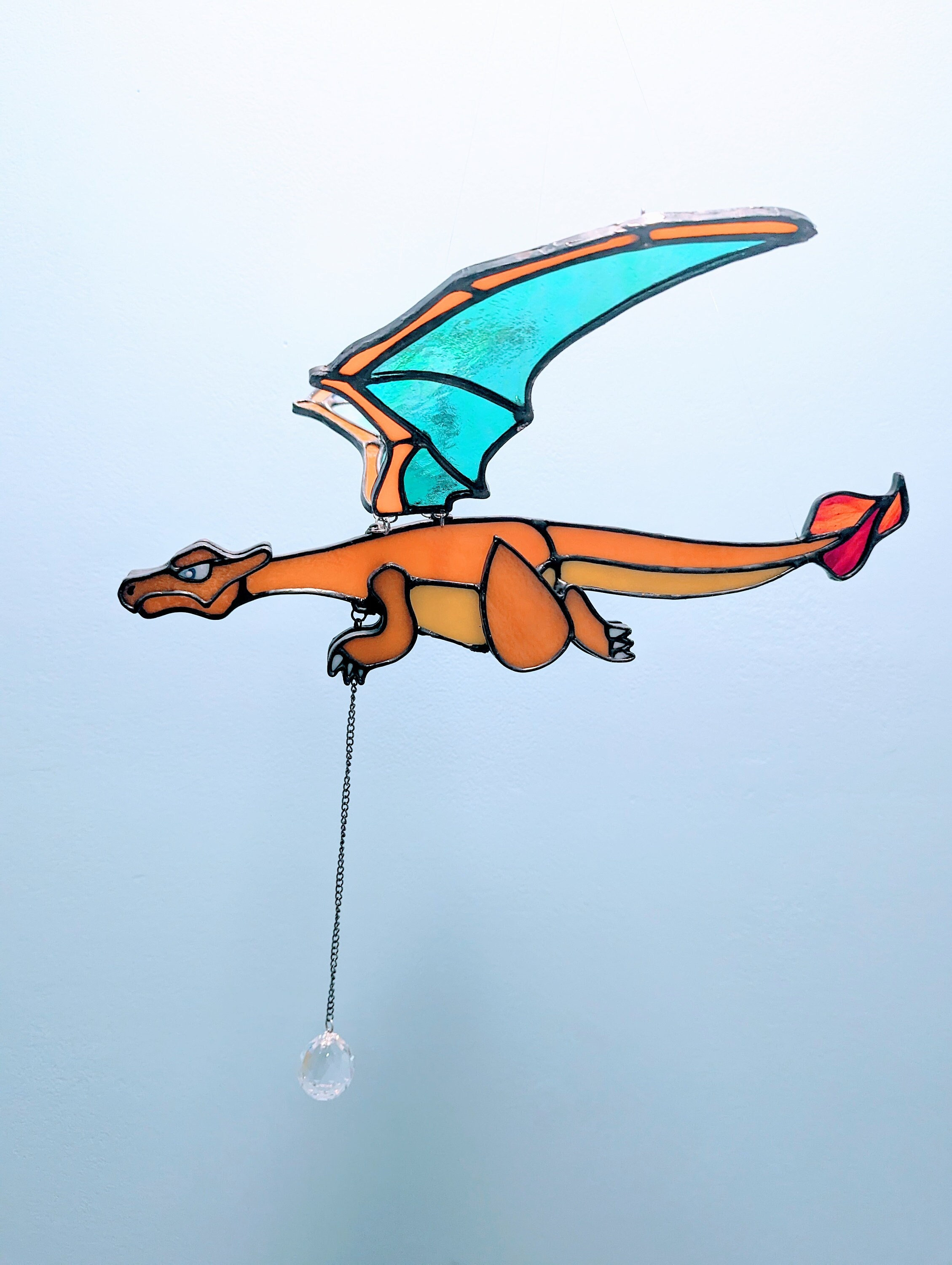 3D Charizard Stained Glass PATTERN ONLY- Digital Download - Etsy