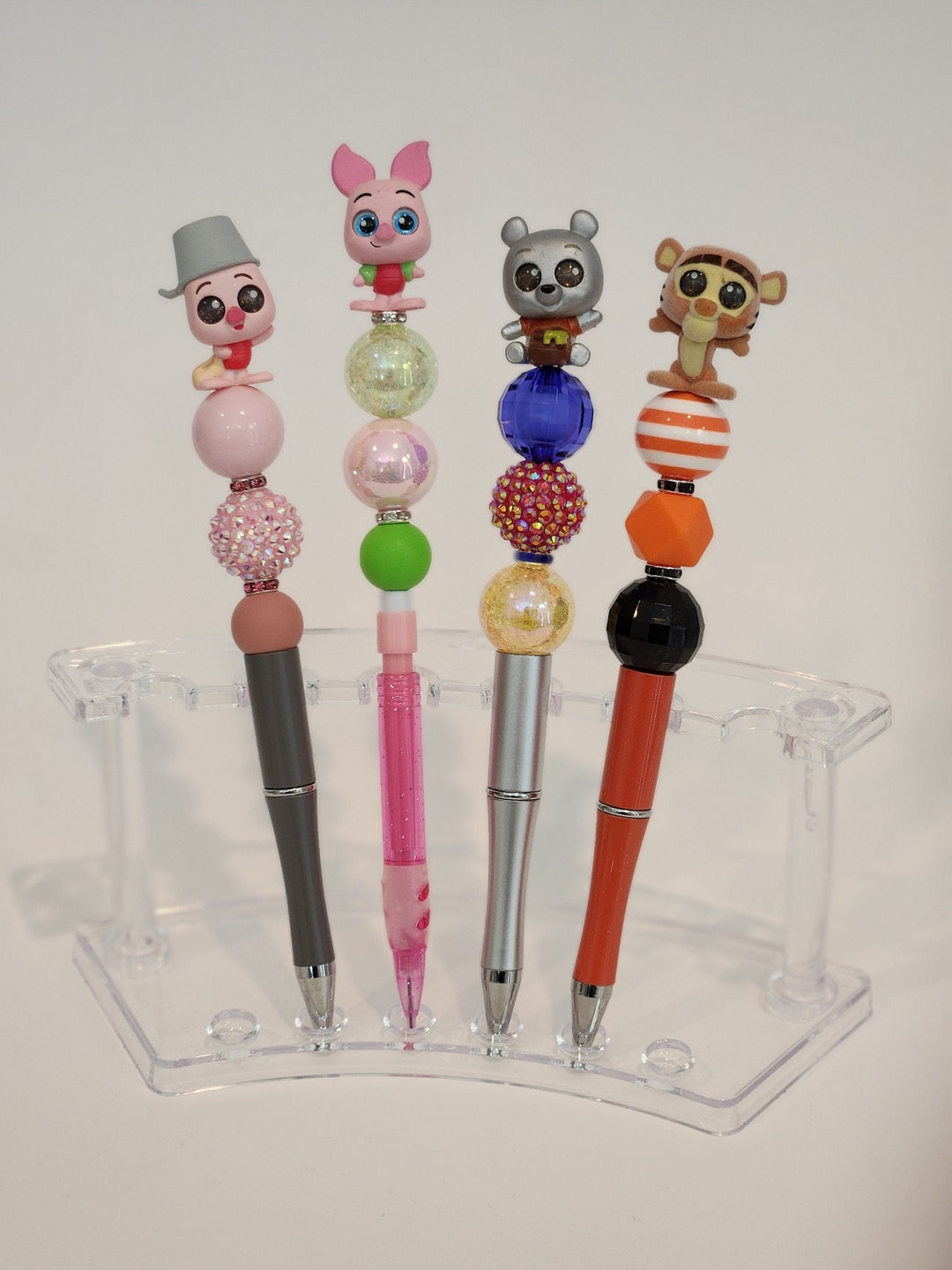 Winnie the Pooh Themed Beaded Pens With Disney Doorable Topper - Etsy