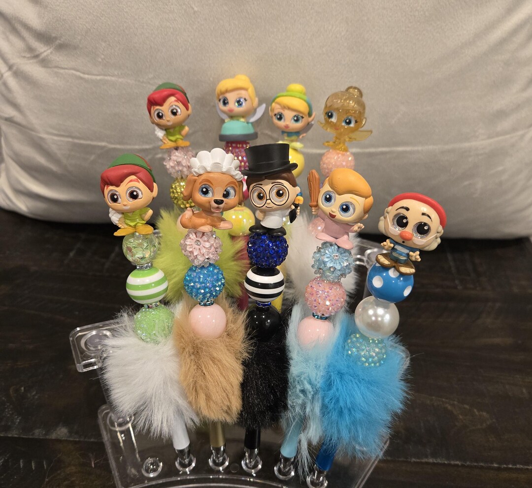 Peter Pan Themed Beaded Pens With Disney Doorable Topper - Etsy
