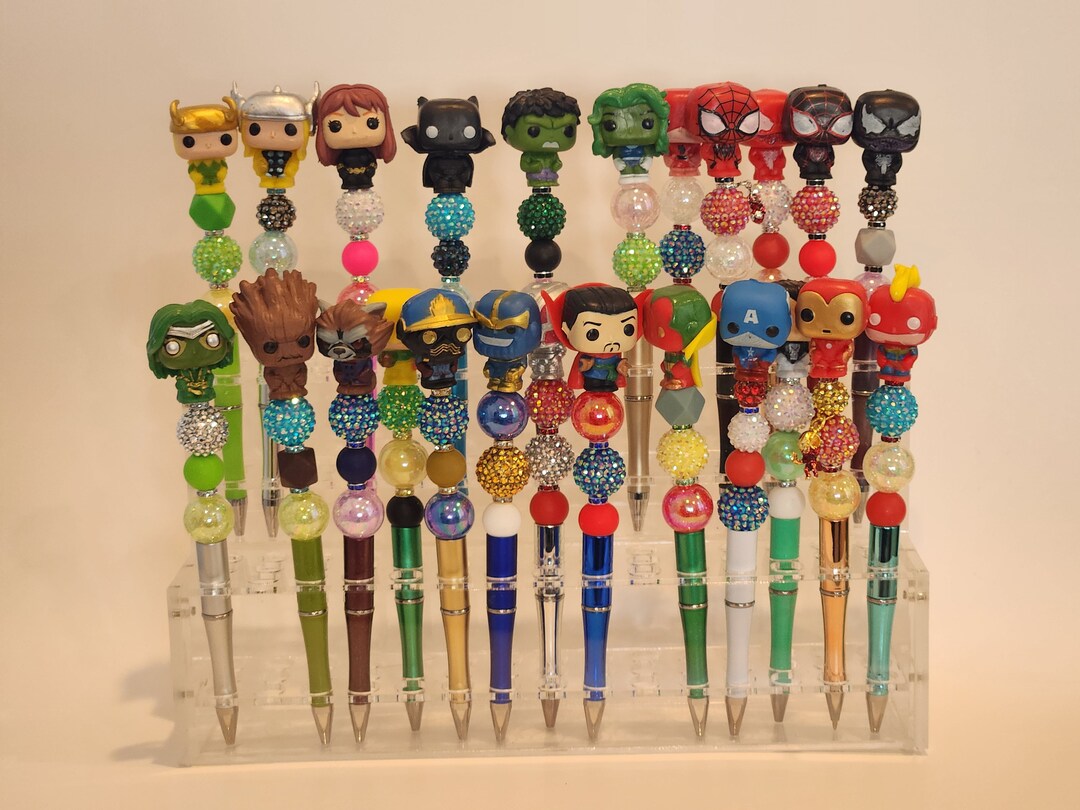 Superhero and Avenger Themed Beaded Pens - Etsy