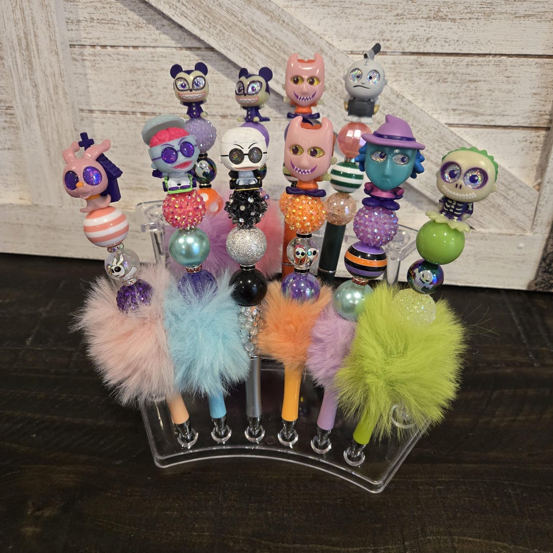 Nightmare Before Christmas Themed Beaded Pens With Doorable Topper - Etsy