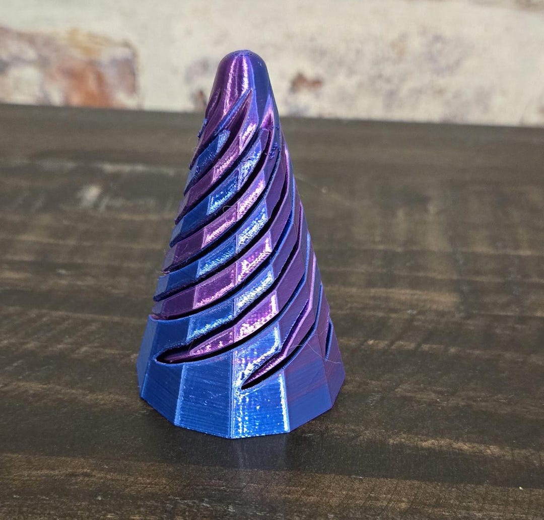3D Printed Pass-through Toy, Spiral Fidget Toy. - Etsy