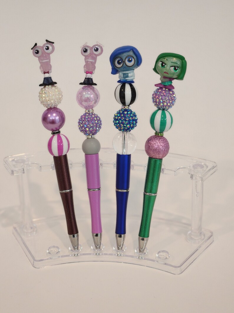 Beaded Pens With INSIDE OUT Doorable Character Toppers - Etsy