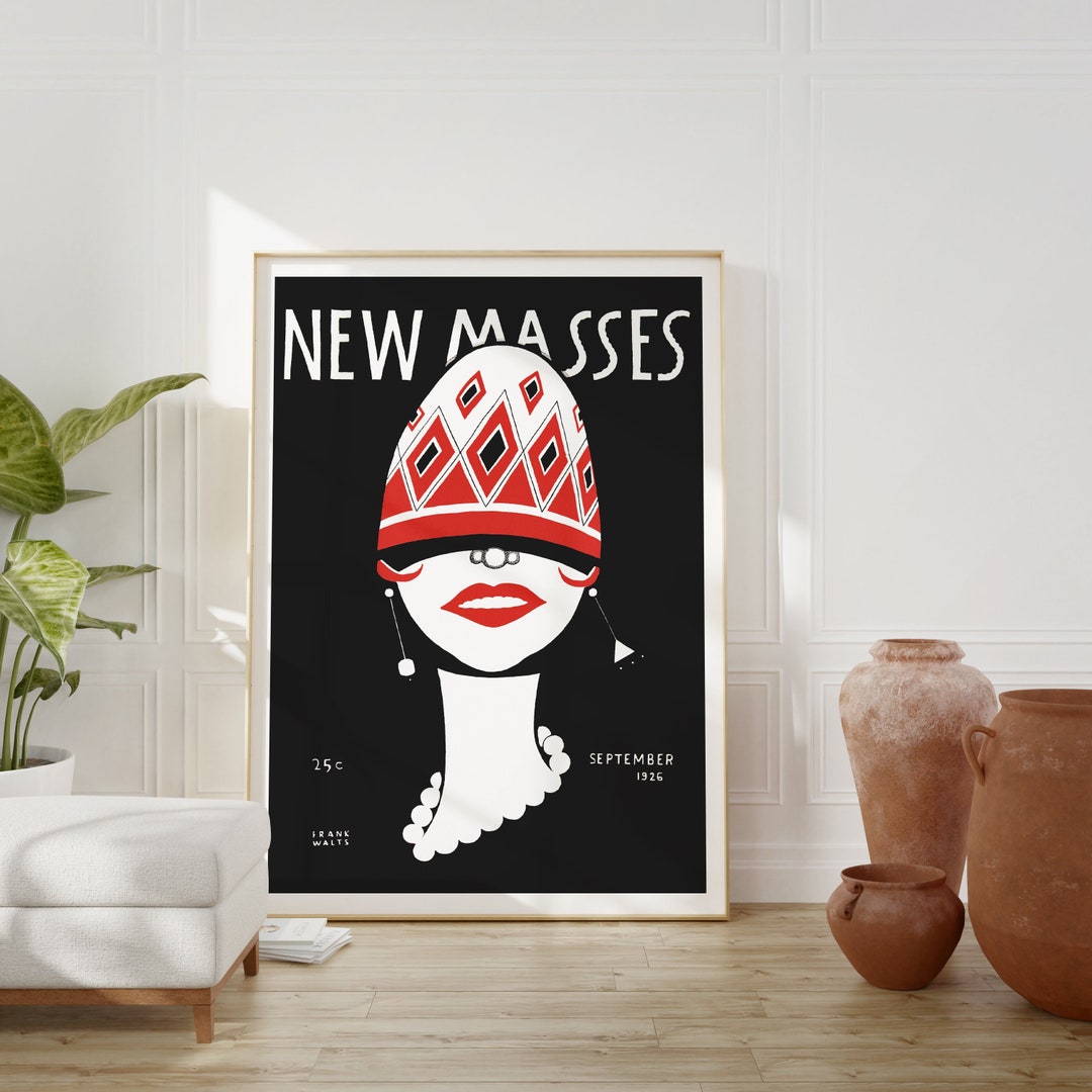 Vintage Poster, Woman Print Wall Decoration, Retro Wall Picture, Living ...