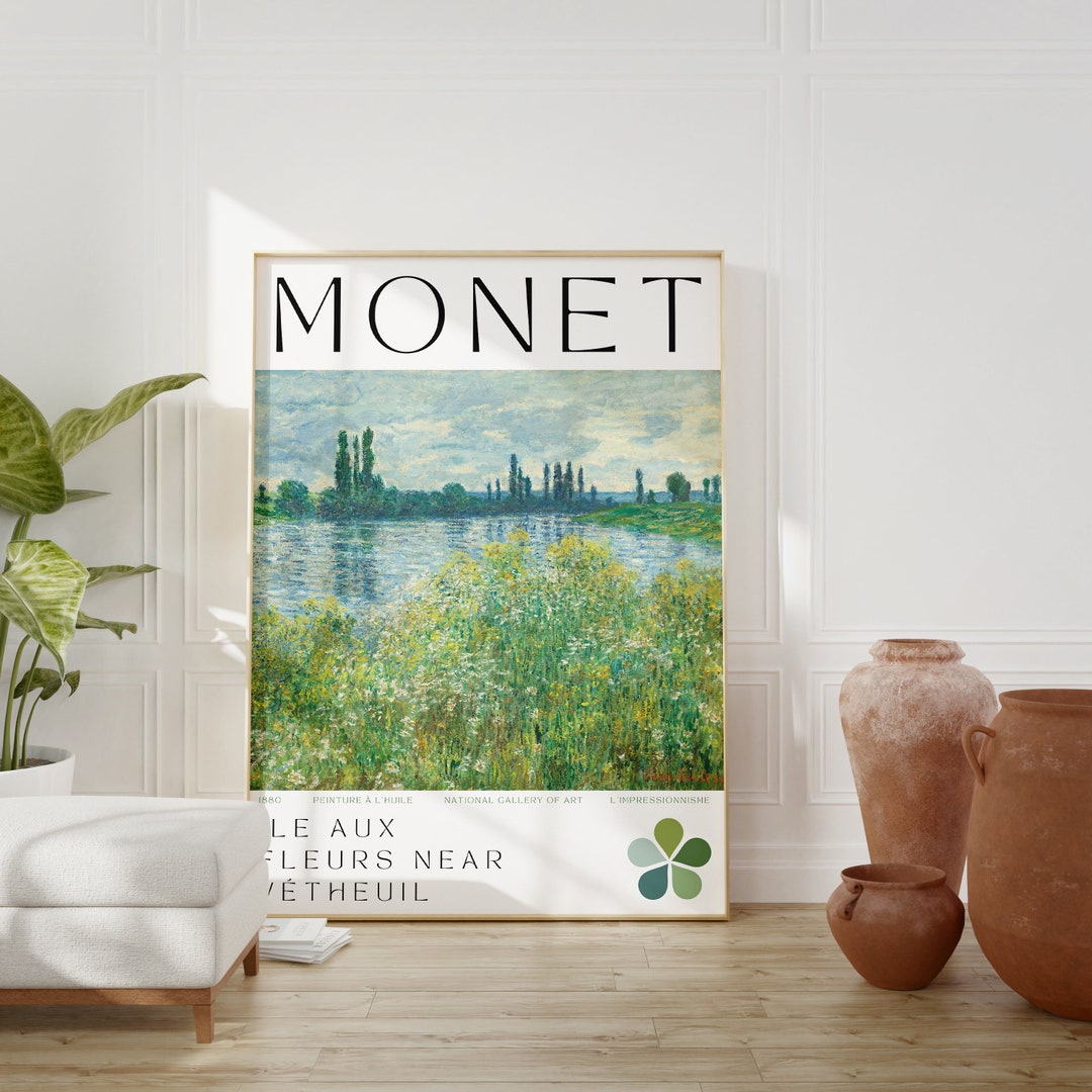 Art Print Claude Monet Poster Landschafts Poster Wanddeko Natur ...