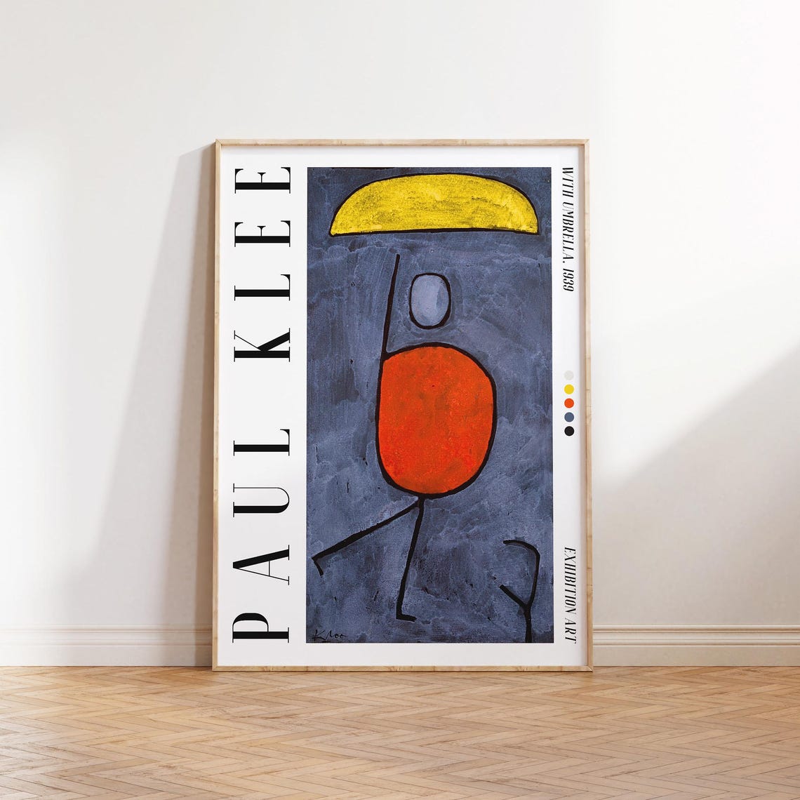 Paul Klee Poster Mit Schirm Print Paul Klee Gemälde Kunstdruck Abstrakt ...