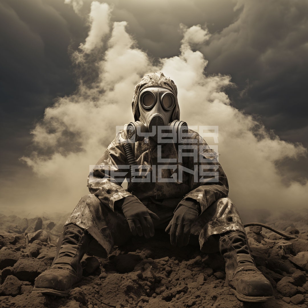 Man in Gas Mask Surrealism Art Gas Mask Art Digital Download - Etsy