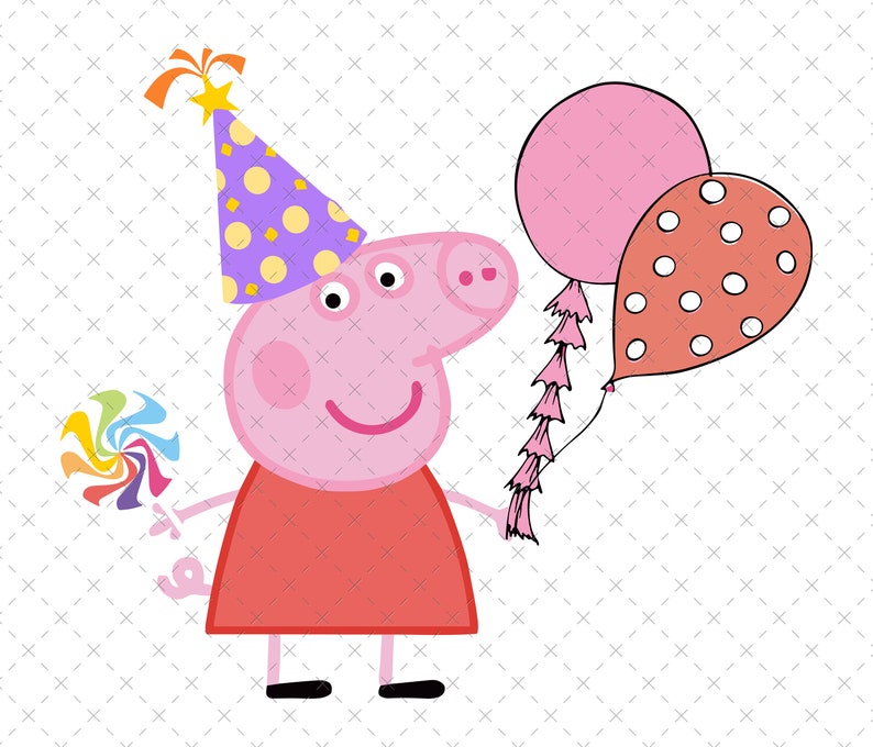 Peppa Pig, Peppa Pig Birthday, Peppa Pig SVG, Peppa Pig Family, Peppa ...