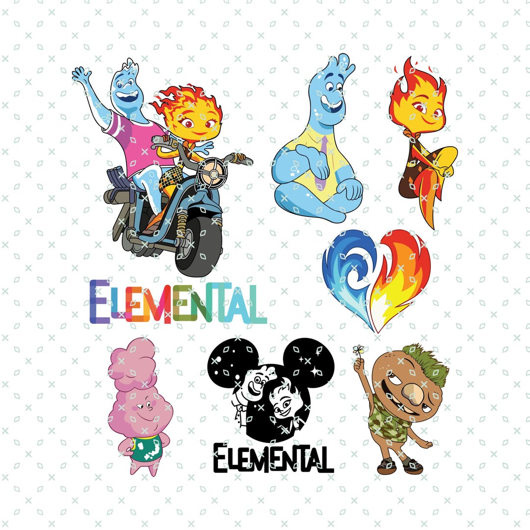 Elemental Png, Elemental Svg, Printable Elemental, Digital File ...