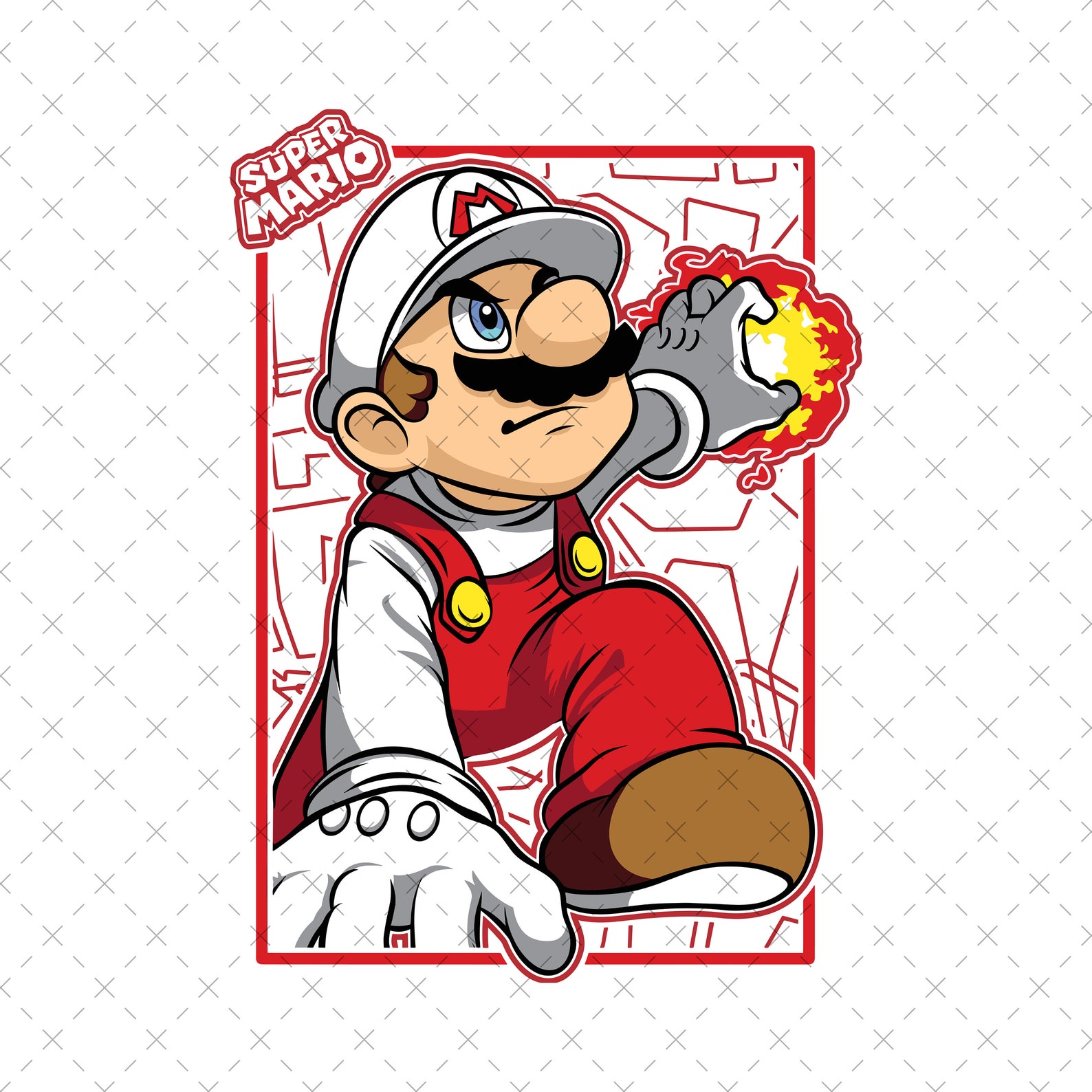 Super Mario Made Png, Super Mario Clipart, Printable Mario Png, Digital ...