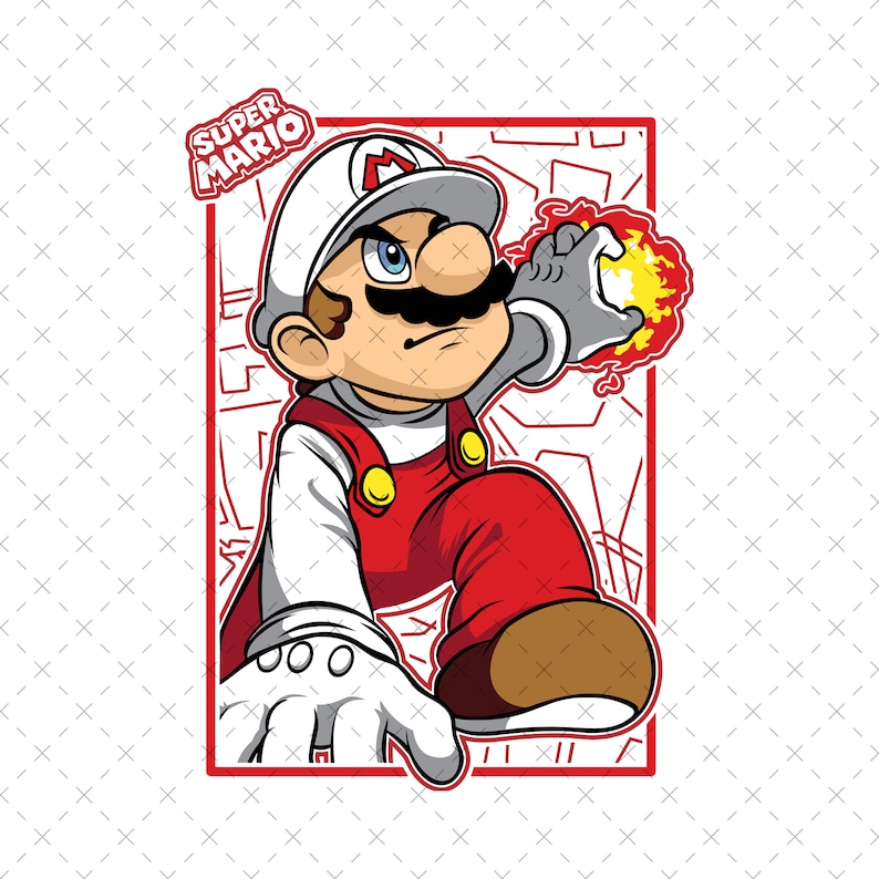 Super Mario Made Png, Super Mario Clipart, Printable Mario Png, Digital ...