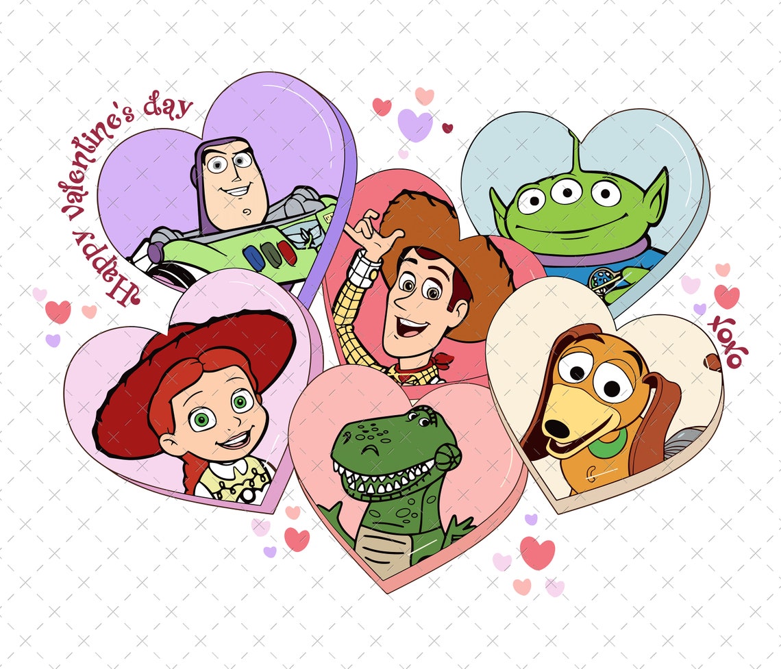 Happy Valentines Day SVG, Valentines Day Svg, Be Mine Valentine, Toy ...