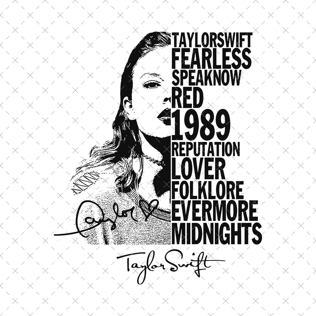 Swiftie Png, Forever Swiftie Png, Fearless, the Eras Tour Png, Taylor ...