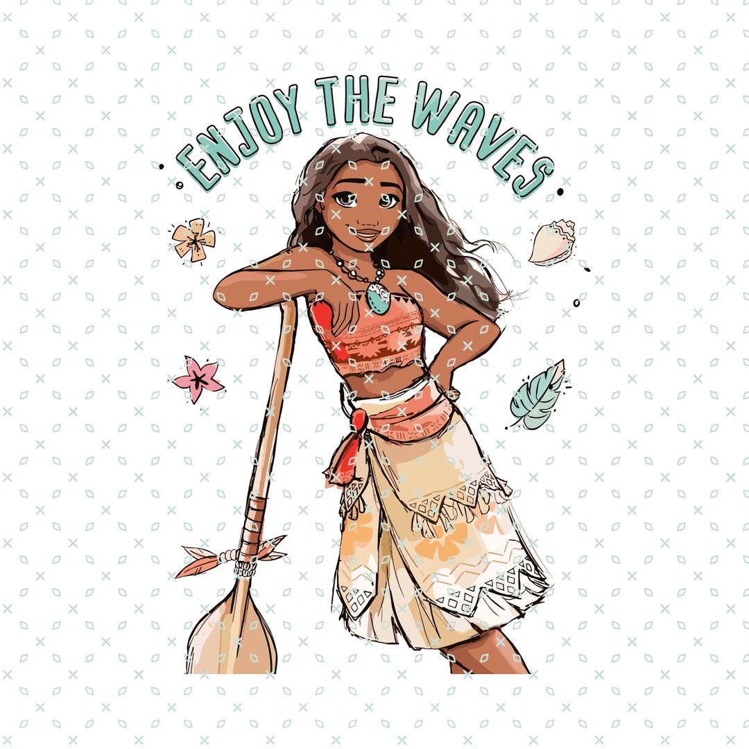 Moana 2, Enjoy the Waves, Retro Moana, Heihei Png, Pua Png, Retro Moana ...