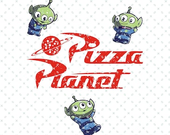 Pizza Planet Png, Pizza Planet Svg, Aliens Svg Png, Foods and Drinks ...