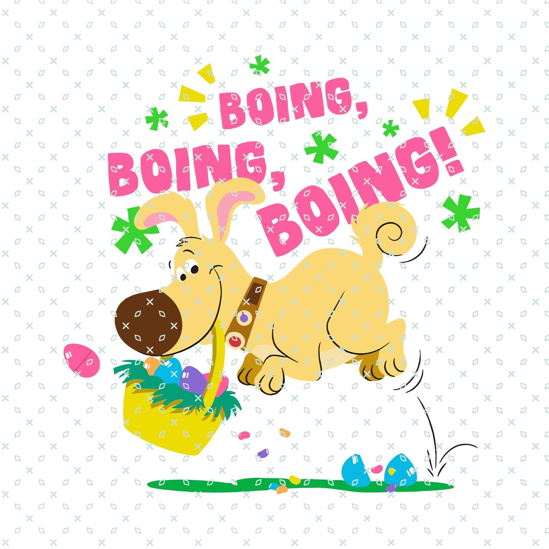Up Movie Dug Happy Easter Png, Dug Easter Png, Easter Png, Spring Svg ...