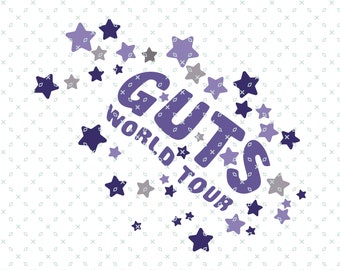 Olivia Rodrigo Guts World Tour Png, Guts Tour 2024 Png, Concert Shirt ...